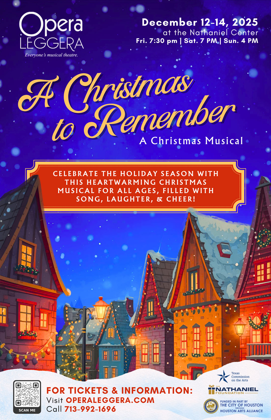 A Christmas to Remember by Opera Leggera - The Nathaniel Center